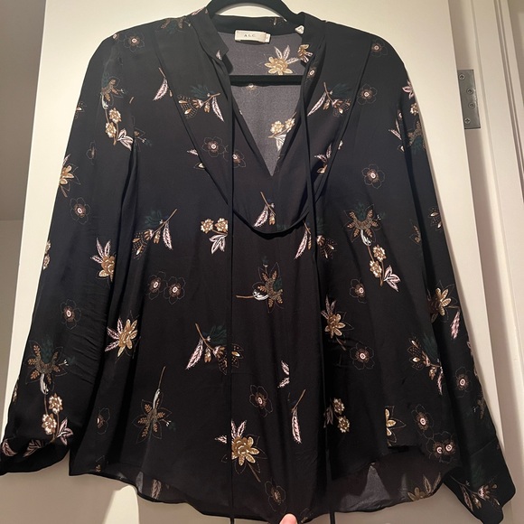 A.L.C. | Tops | Alc Silk Floral Print Blouse | Poshmark